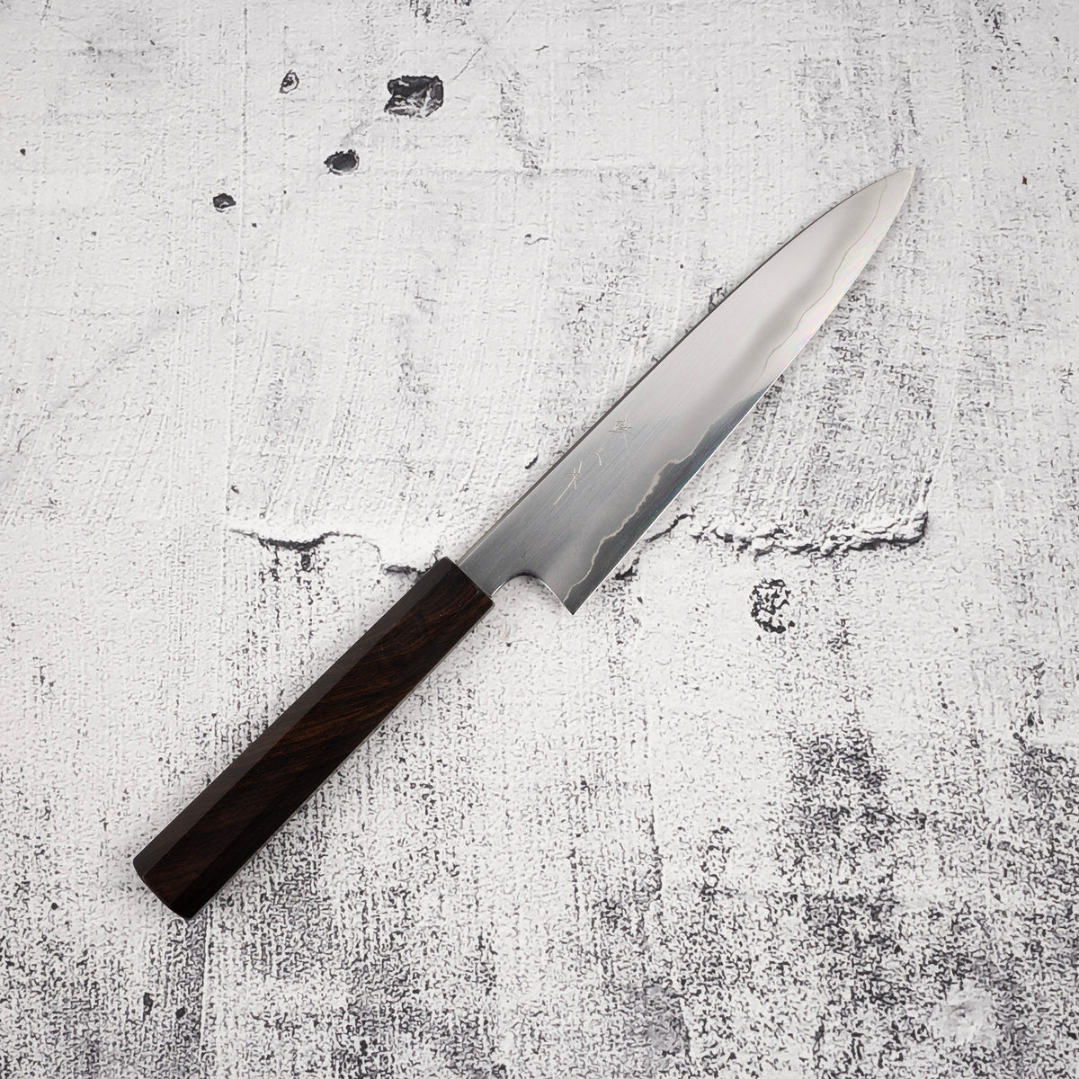 Tetsujin Ginsan Ukiba Petty 165mm Ebony Handle – Knives and Stones